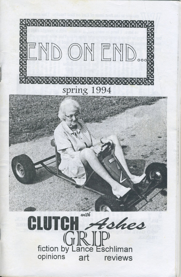 Vintage End On End "Straight Edge" Skate Fanzine Issue #1 - jointcustodydc