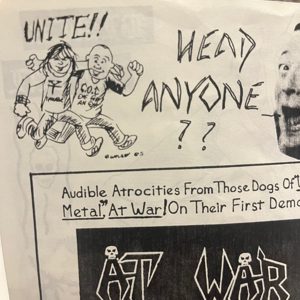 Vintage The Scab "Issue #1" Metal Fanzine - jointcustodydc