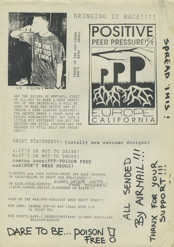 Vintage Keep Laughing "Straight Edge" Fanzine Issue #3 1/2 - jointcustodydc