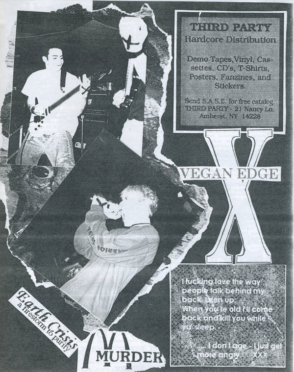 Vintage Voice "Straight Edge" Hardcore Fanzine Issue #3 - jointcustodydc