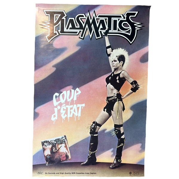 Vintage Plasmatics "Coup d' Etat" Promotional Poster | jointcustodydc