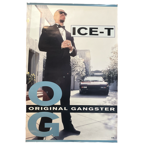 Vintage Ice-T "Original Gangster" Sire Records Promotional Poster ...