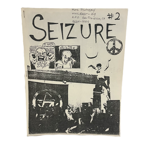 Vintage Seizure "Hardcore & Metal" Fanzine '87 Issue #2 - jointcustodydc