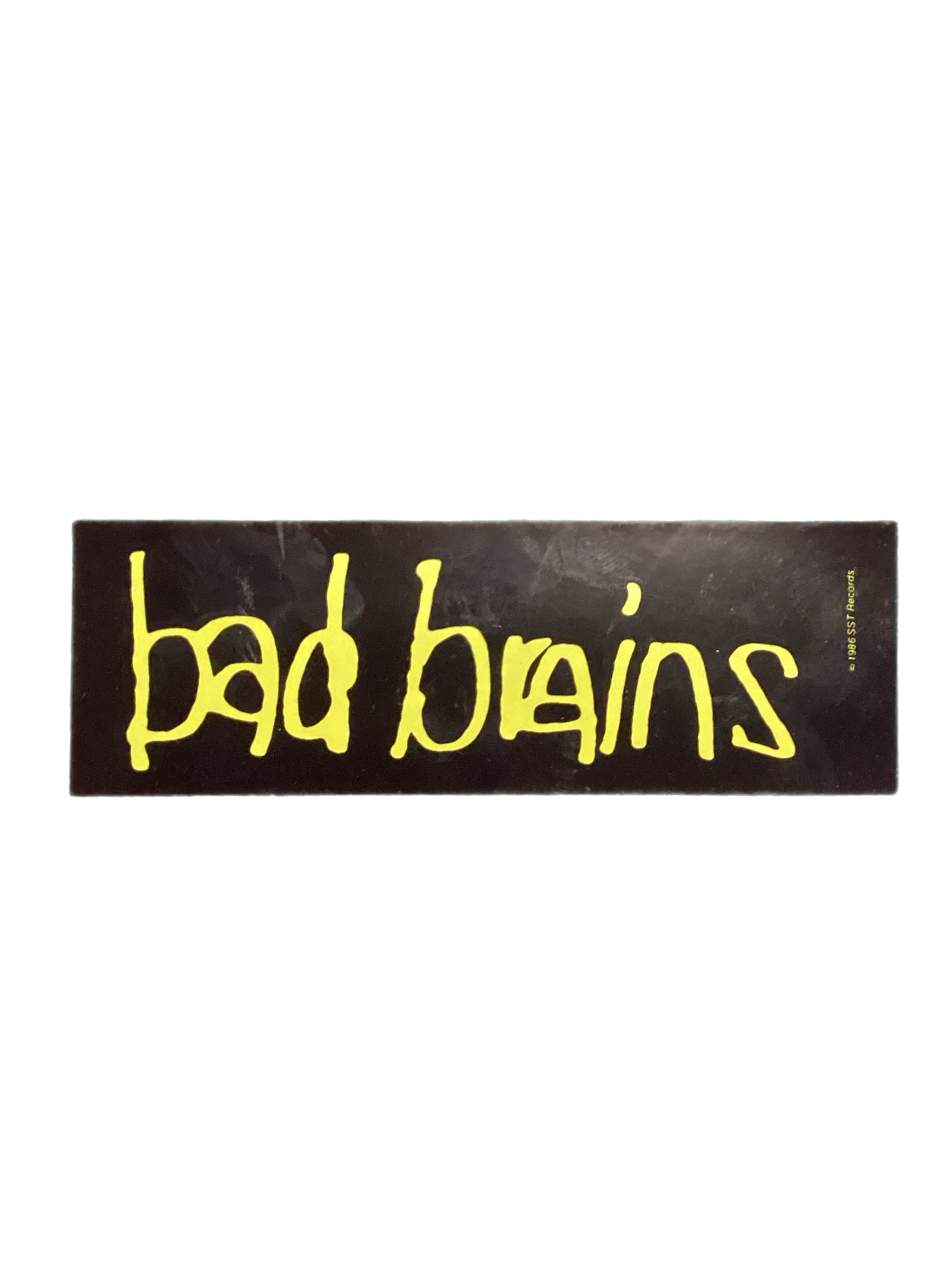 Vintage Bad Brains "SST Records 1986" Sticker - jointcustodydc