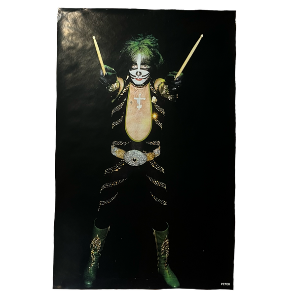 Vintage Kiss "Peter Criss" Poster - jointcustodydc