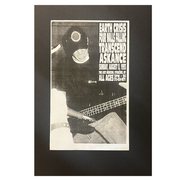 Vintage Earth Crisis Four Walls Falling Transcend Askance "The Lost Ho ...