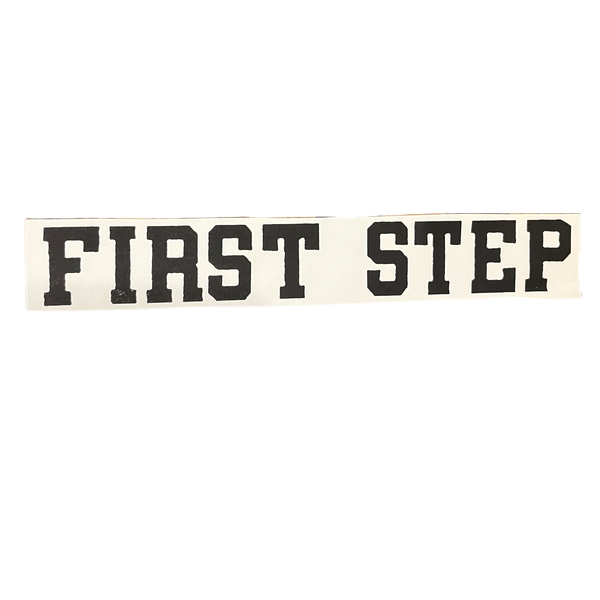 Vintage First Step "Bellingham, WA" Straight Edge Mactac Sticker ...