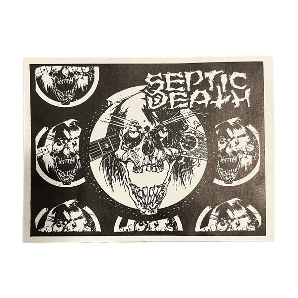 Vintage Septic Death "Pushead" Crack N' Peel Sticker | jointcustodydc