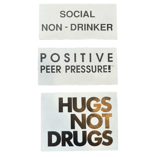 Vintage Positive Peer Pressure "PPP" Stickers - jointcustodydc