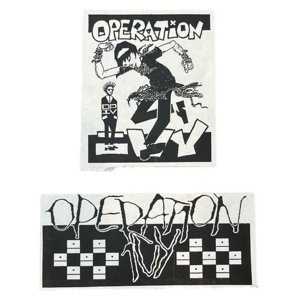Vintage Operation Ivy "Berkeley/CA" Avery Sticker Set | jointcustodydc