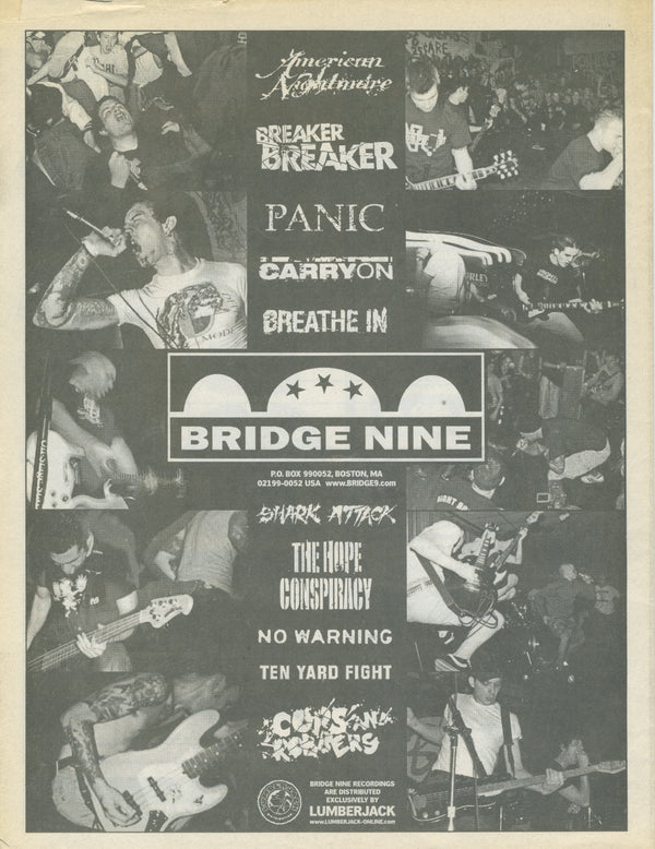 Vintage Bridge Nine Fanzine "First Catalog" Issue #1 - jointcustodydc