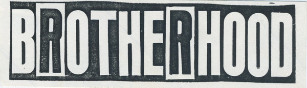 Vintage Brotherhood "Logo" Crack 'N' Peel Sticker - jointcustodydc