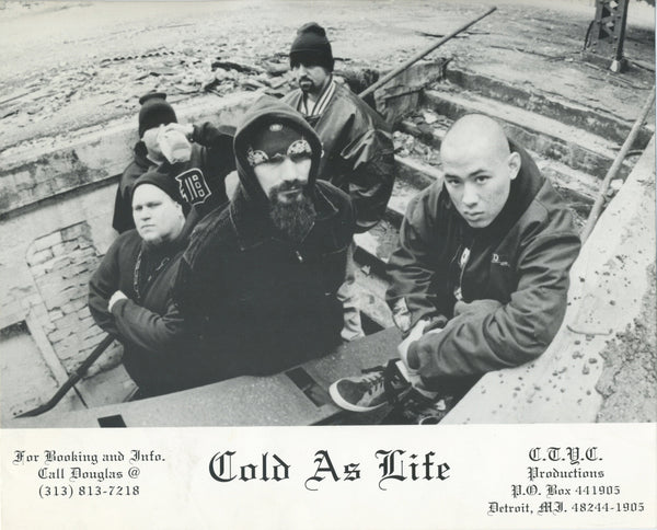 Vintage Cold As Life "CTYC" Promotional Glossy - jointcustodydc