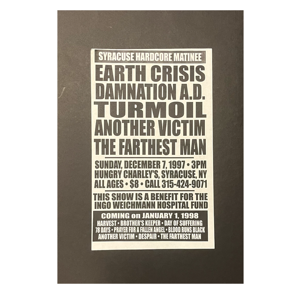 Vintage Earth Crisis Damnation AD Turmoil Another Victim The Farthest ...