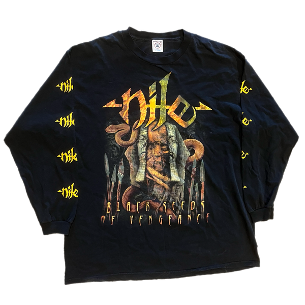 Vintage Nile "Black Seeds Of Vengeance" Long Sleeve Shirt - jointcustodydc