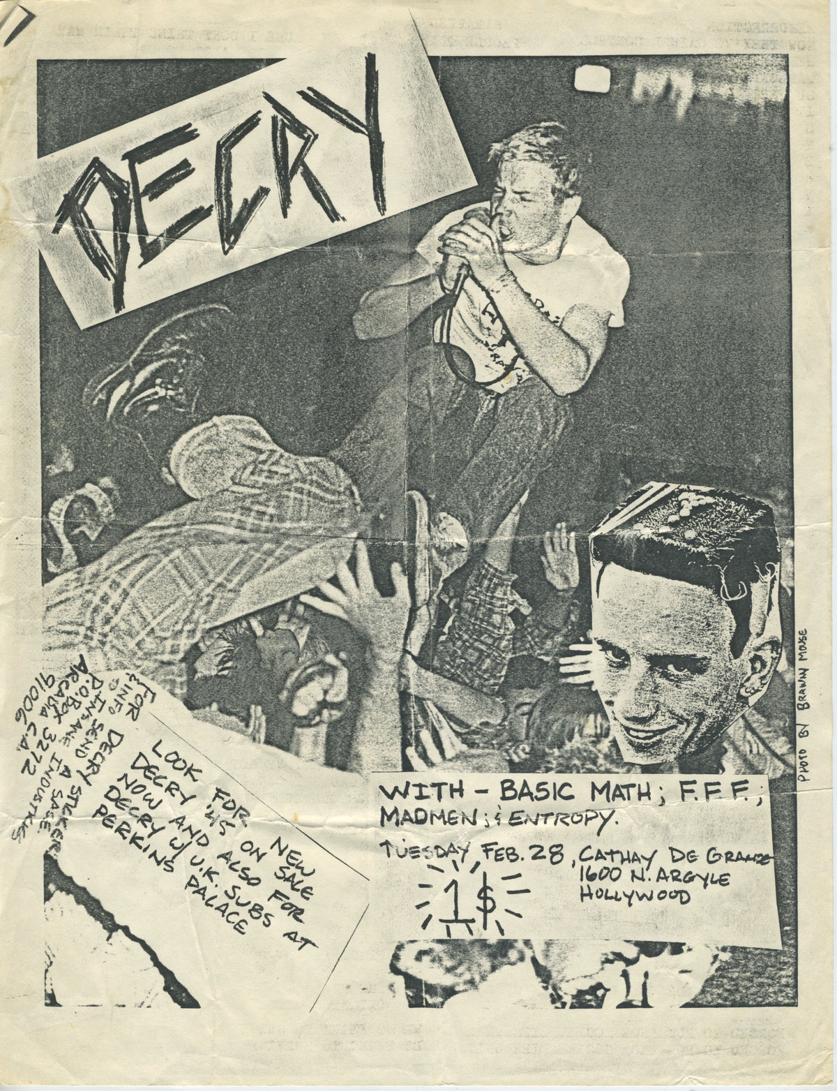 Vintage Decry Basic Math F.F.F "Cathay De Grande" Hollywood Flyer ...