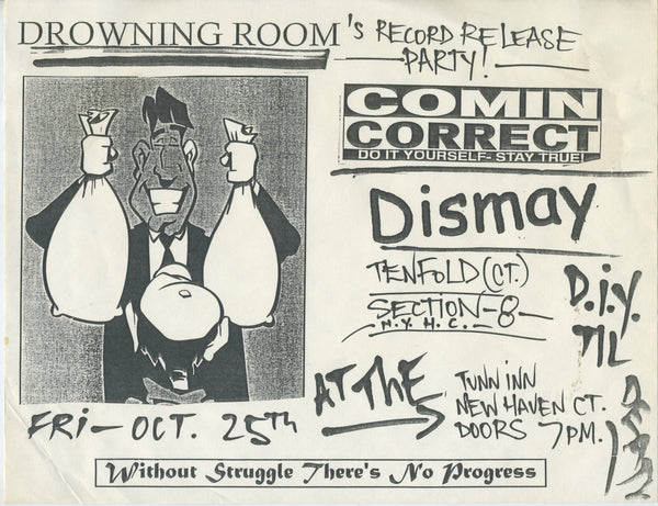 Vintage Drowning Room "Record Release" Coming Correct Dismay Tenfold S ...