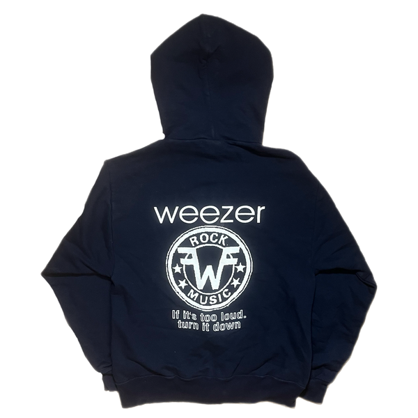 Vintage Weezer "Rock Music" Zip-Up Sweatshirt - jointcustodydc