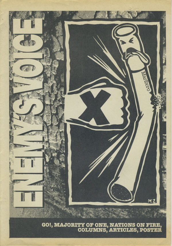 Vintage Enemy's Voice "Straight Edge" Hardcore Fanzine Issue #1 ...