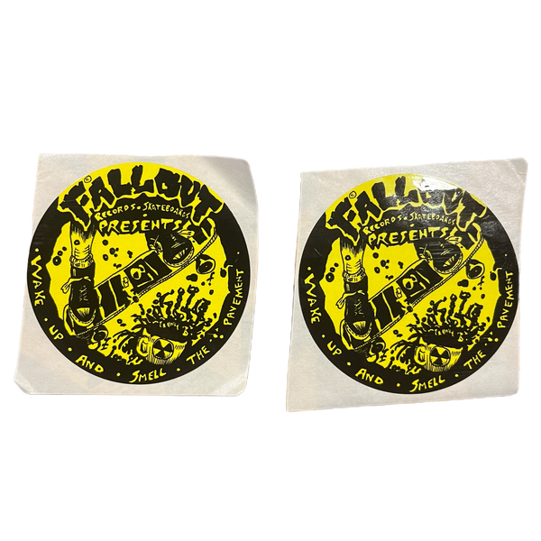 Vintage Fallout Records & Skateboards "Wake Up And Smell The Pavement ...