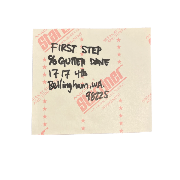 Vintage First Step "Bellingham, WA" Straight Edge Mactac Sticker ...