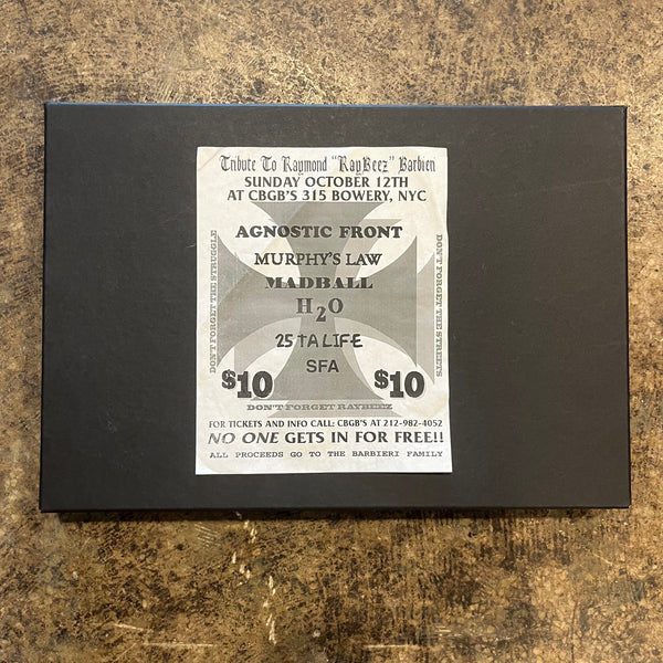 Vintage Tribute To Raymond "Raybeez" Barbieri "NYHC" Memorial Flyer ...