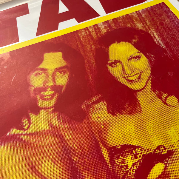 Vintage TAD "Sub-Pop Records" Card Stock Show Poster - jointcustodydc