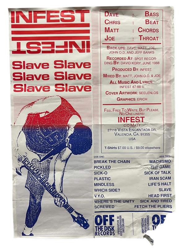 Infest "Slave" Poster - jointcustodydc