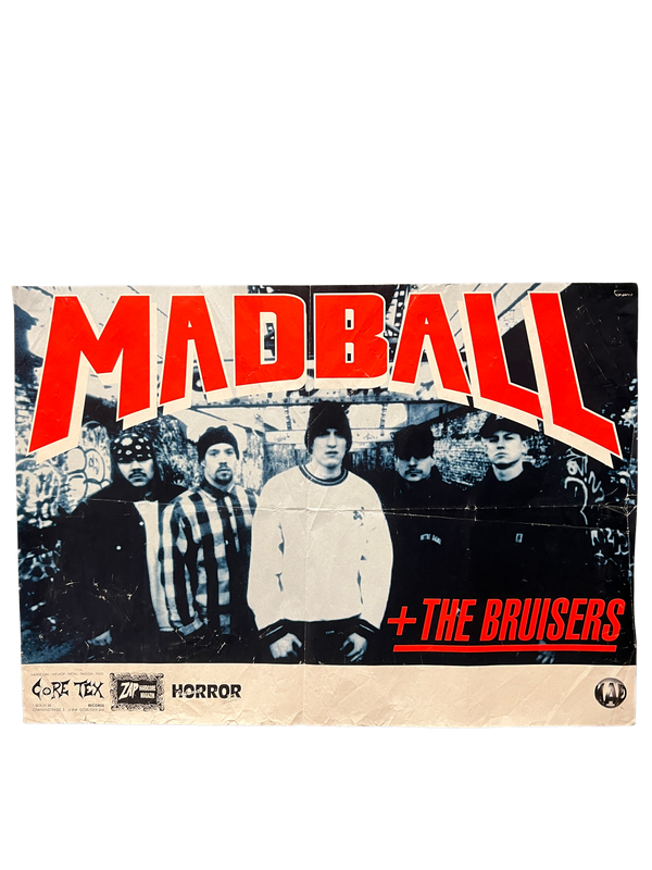 Vintage Madball/The Bruisers "Euro Tour" Promo Poster - jointcustodydc