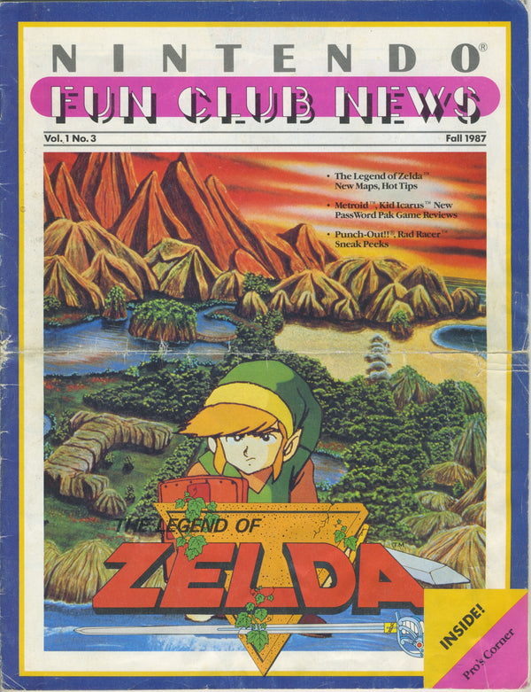 Vintage Nintendo "Fun Club News" Vol. 1 Issue #3 - jointcustodydc