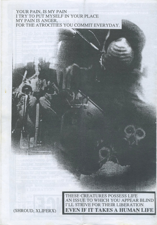 Vintage OneXLaw "UK Vegan Straight Edge" Fanzine | jointcustodydc