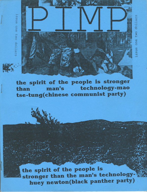 Vintage Pimp Fanzine "Rhode Island" Hardcore Issue #1 - jointcustodydc