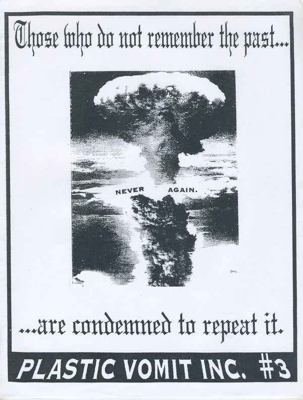 Vintage Plastic Vomit Inc. "Canadian Hardcore" Fanzine Issue #3 + AD ...