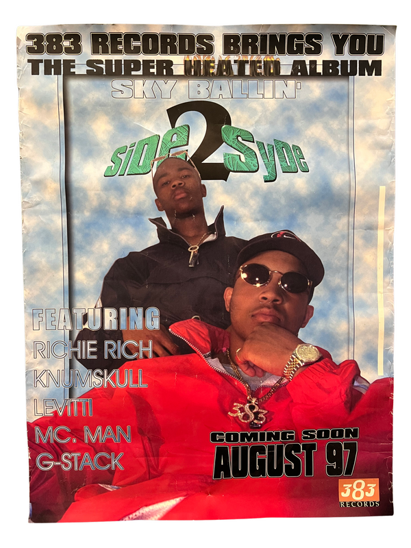 Vintage Side 2 Syde "Sky Ballin" Promotional Poster '97 - jointcustodydc