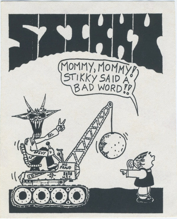 Vintage Stikky "Santa Clara, CA" Sticker | jointcustodydc