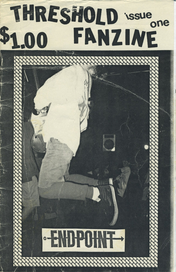 Vintage Threshold "Early '90s" Hardcore Fanzine Issue #1 - jointcustodydc