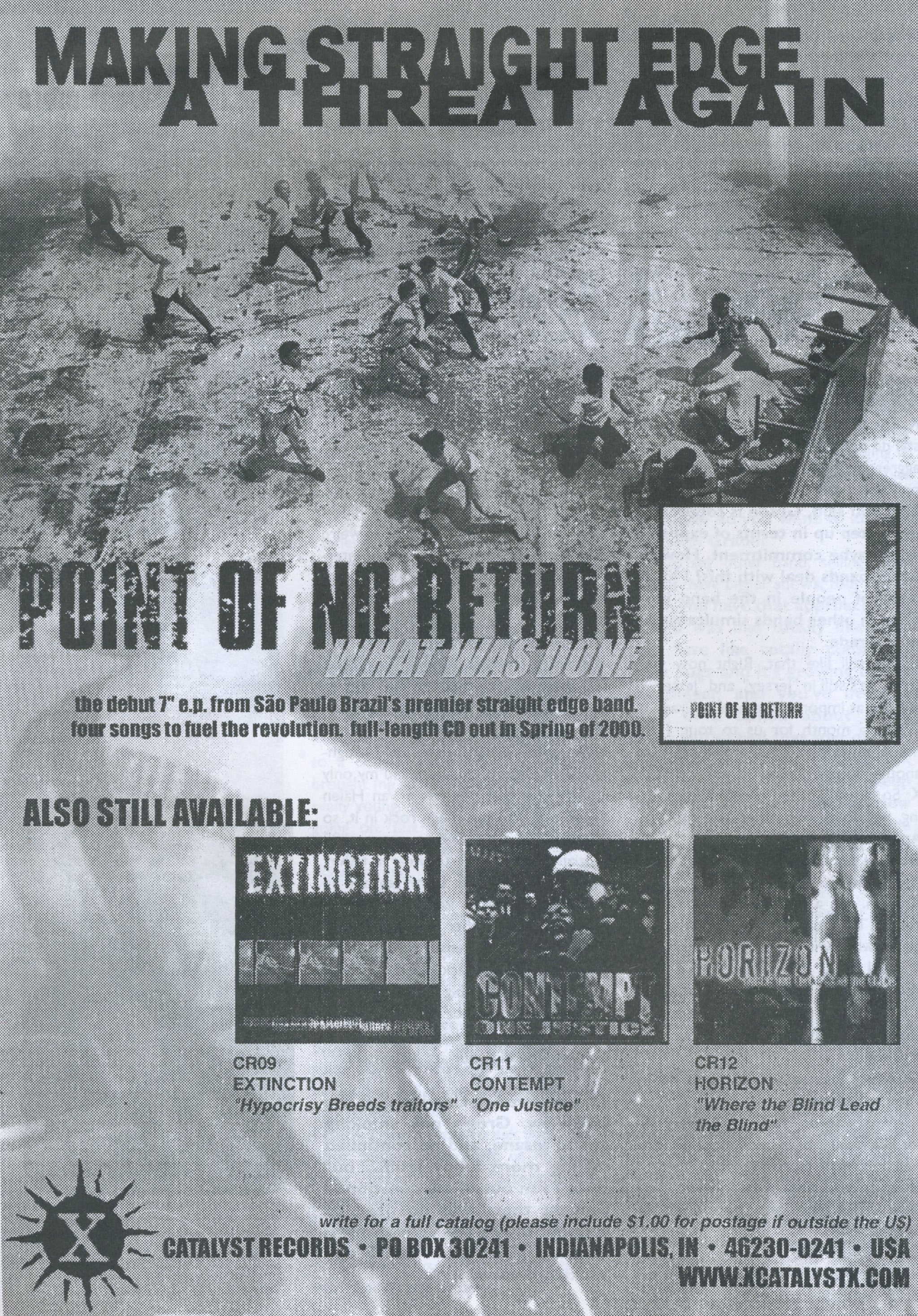 Vintage Value Of Strength "90's Hardcore" Fanzine Issue #7 - jointcustodydc