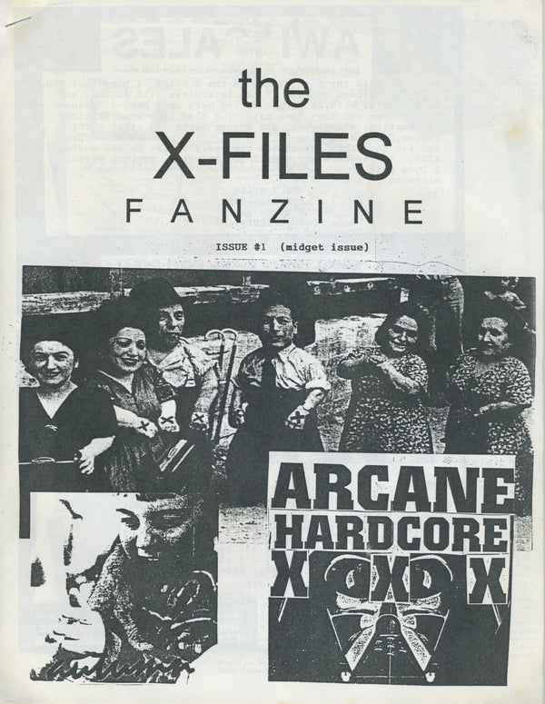 Vintage The X Files "New Jersey Straight Edge" Fanzine Issue #1 ...