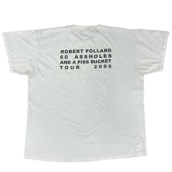 Vintage Robert Pollard "60 Assholes And A Piss Bucket" Tour T-Shirt ...