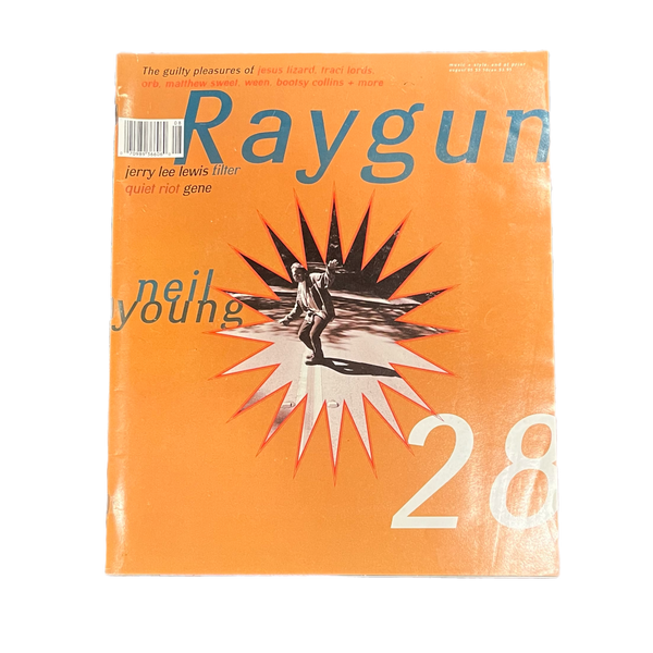 Vintage Ray Gun Magazine "Issue #28" Neil Young Cover - jointcustodydc