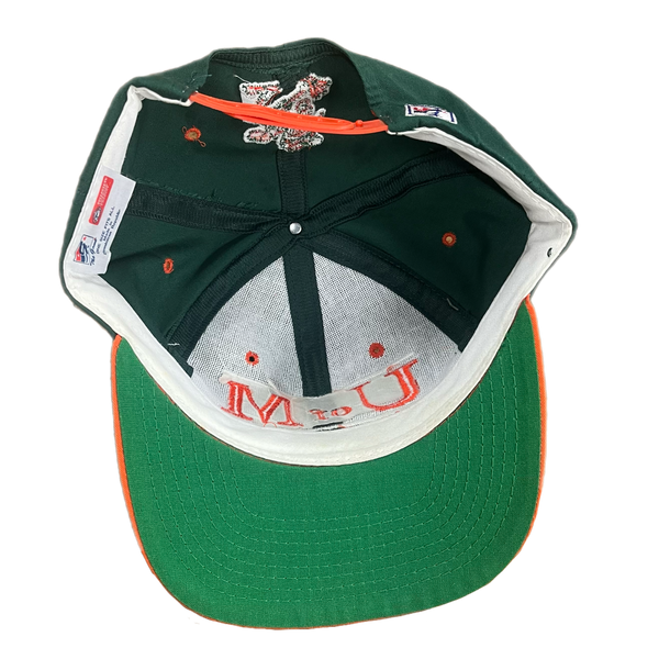 Vintage University Of Miami "U Of M" Snapback Hat - jointcustodydc