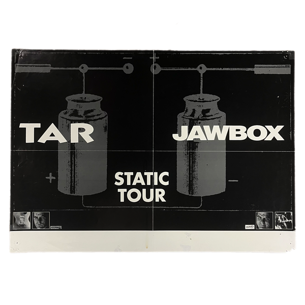 Vintage TAR & Jawbox "Static" Touch and Go Dischord Records Tour Poster ...