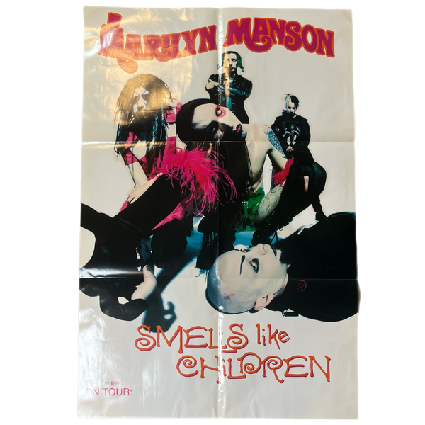 Vintage Marilyn Manson "Smells Like Children" Interscope Records Promo ...