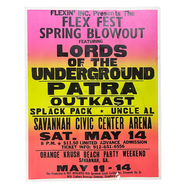 Vintage Lords Of The Underground Outkast Patra "Flex Fest Spring Blowo ...