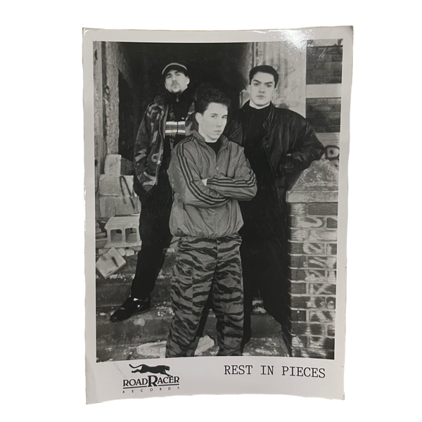 Vintage Rest In Pieces "RoadRacer Records" Promo Photo - jointcustodydc