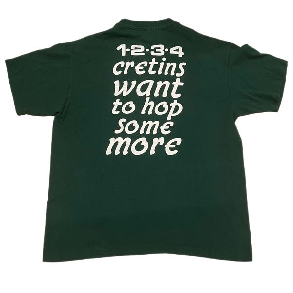 Vintage Ramones "The Final Tour" Cretin Hop Green T-Shirt - jointcustodydc