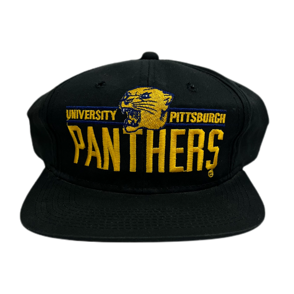 Vintage University Of Pittsburgh "Panthers" Snapback Hat - jointcustodydc