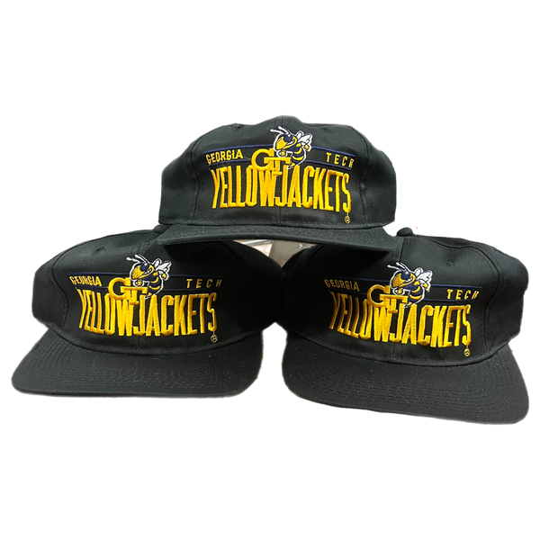 Vintage Georgia Tech "Yellow Jackets" Snapback Hat - jointcustodydc