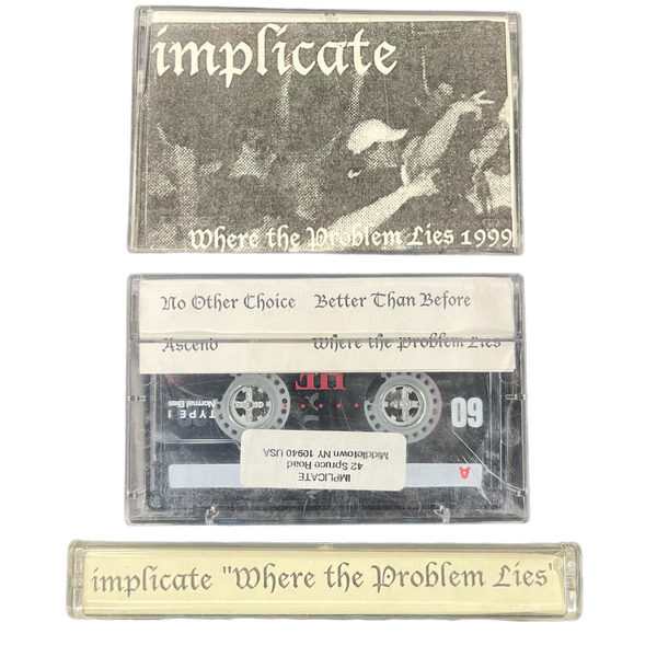 Vintage Implicate "Where The Problem Lies 1999" Cassette Tape ...