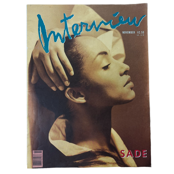 Vintage Interview Magazine "SADE" Cover | jointcustodydc